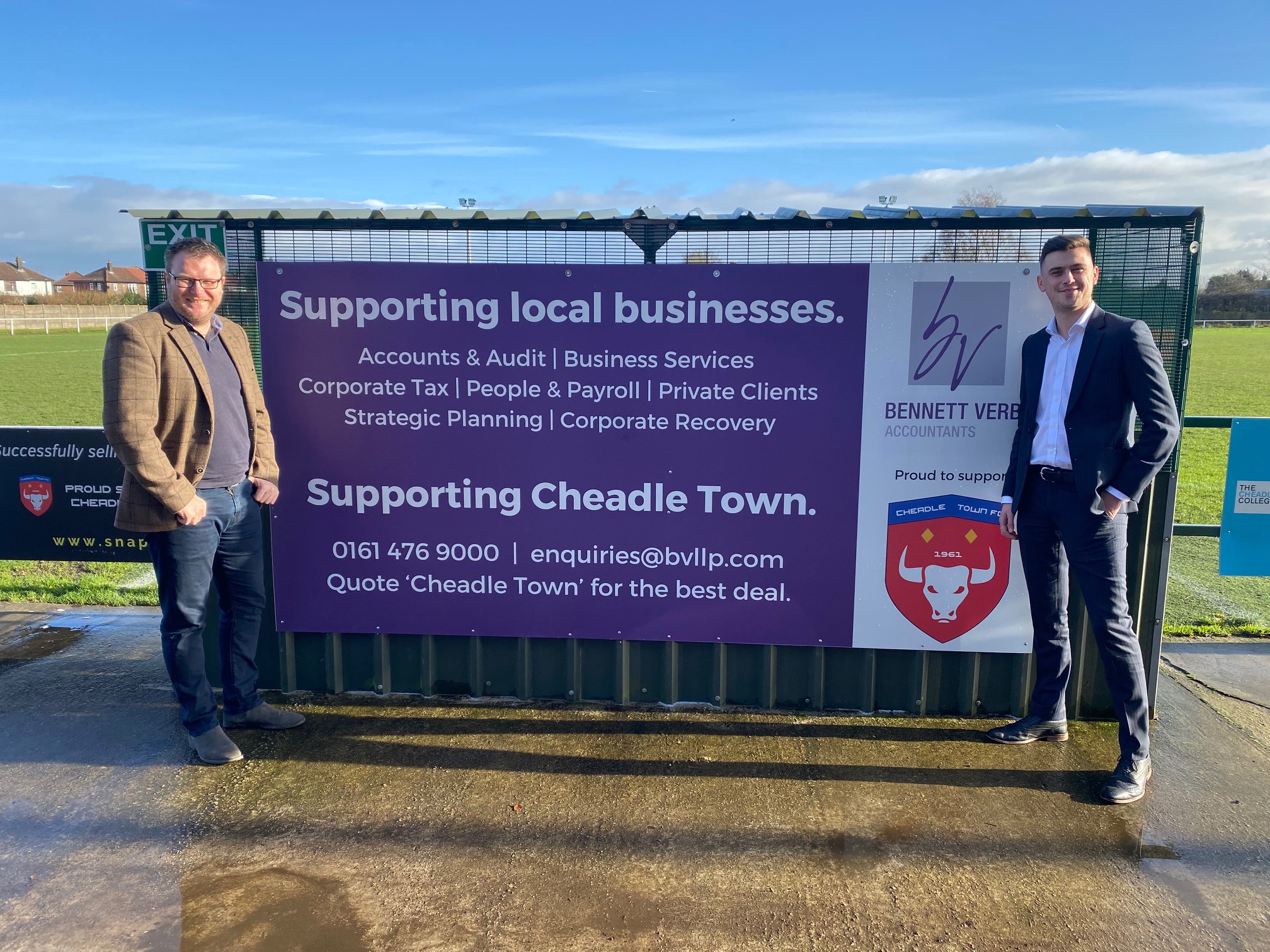 We are proud to sponsor Cheadle Town FC » Bennett Verby News